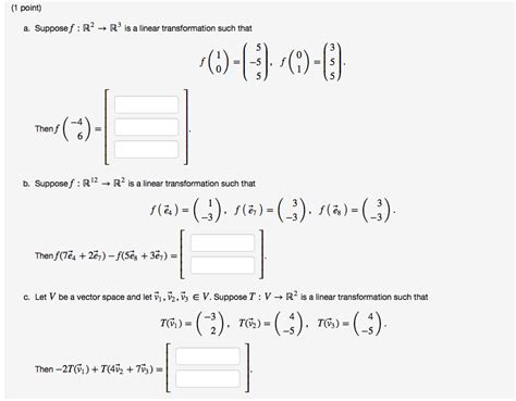 solved suppose f r 2 rightarrow r 3 is a linear