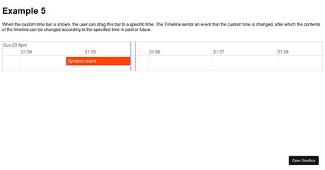 React Vis Timeline Codesandbox