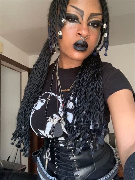 Trad Goth Afro Goth Goth Hair Afro Punk
