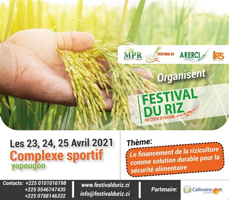 Festival du Riz de Côte dIvoire FESTIRIZ CI 225invest ci