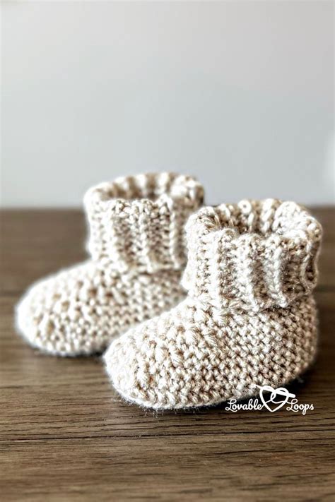 Easy Crochet Baby Booties For Beginners