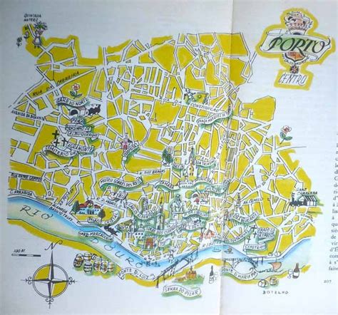 Oporto Illustrated Maps World Map How To Draw Hands Diagram