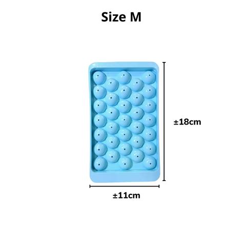 Cetakan Es Batu Bulat 33 Grid Ice Cube Ball Tray Mold Agar Jelly 33