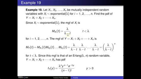moment generating function technique example 2 youtube