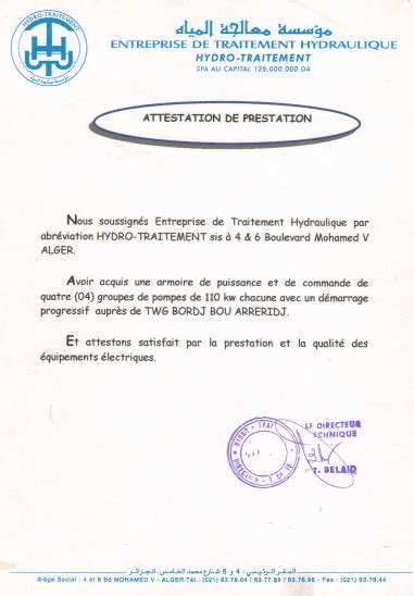 Attestation De Prestation De Service Modele Lettre Exemples