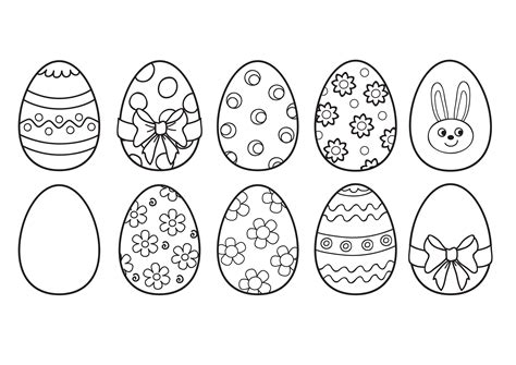 Dibujos De Huevos De Pascua Para Imprimir Y Colorear Dibujos Para