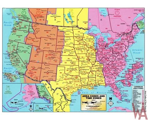 Us Political Map With Time Zones