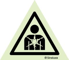 Sinal de perigo sério para a saúde P 12 38 Sinalux
