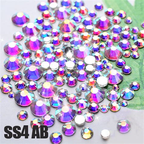 Crystal Ab Nail Art Rhinestones Pcs Lot Ss Dmc Glitter Top Quality
