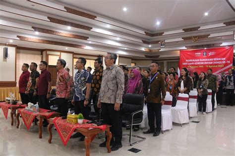 Kanwil Kemenkumham Bali Ikuti Pembukaan Rangkaian HDKD Ke 78 Dan Doa