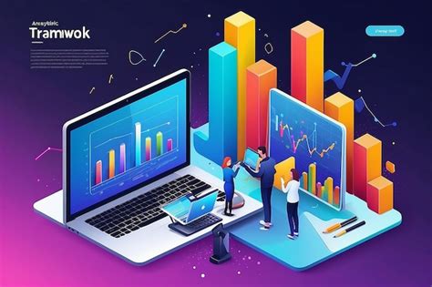Premium Photo Isometric Illustrations Concept Data Analysis Teamwork