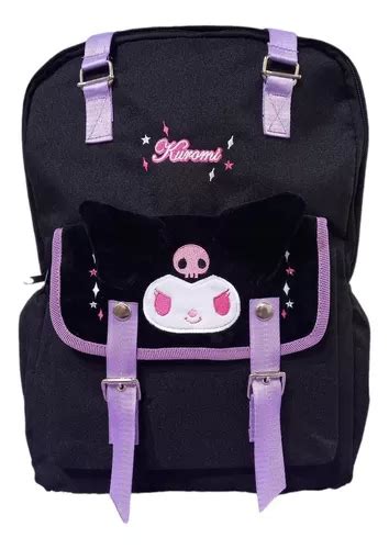 Mochila De Kuromi Bordado Sanrio Kpop Army Cuotas sin interés