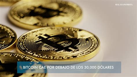Bitcoin cae por debajo de los 30 000 dólares YouTube