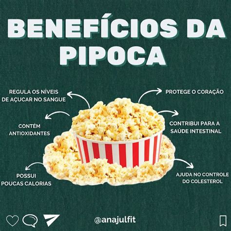Benéficos da pipoca Refeições fitness Alimentação e saúde Receitas