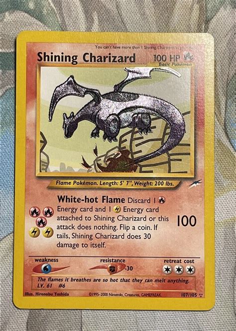 Mavin Pokémon TCG Shining Charizard Neo Destiny 107 Holo Unlimited