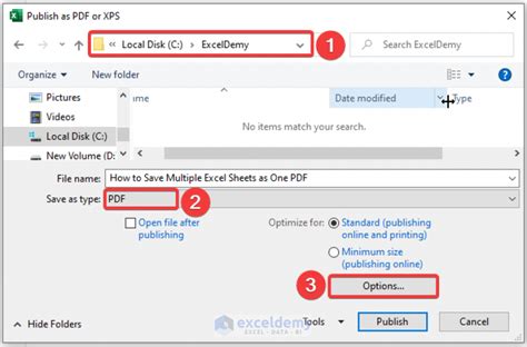 how to save multiple excel sheets as one pdf 2 easy methods