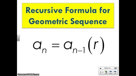 Evaluate Recursive Formulas For Sequences Cal