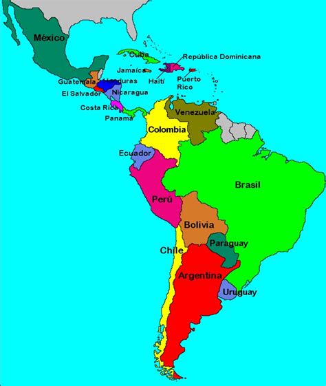 Pa Ses Hispanos Y Capitales Diagram Quizlet