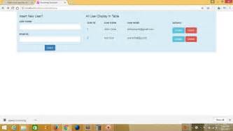 Sqlite Crud Demo Use PHP Bootstrap Part 6 YouTube