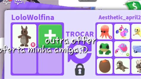 Oque Trocam Por Canguru Montavel No Adopt Me Roblox YouTube