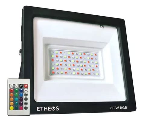 Reflector Led W Rgb Exterior Alta Potencia Colores Control