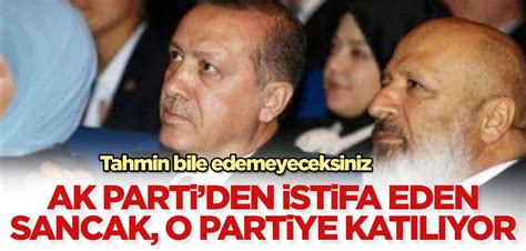 AK Parti den istifa eden Ethem Sancak o partiye katılıyor Yok artık