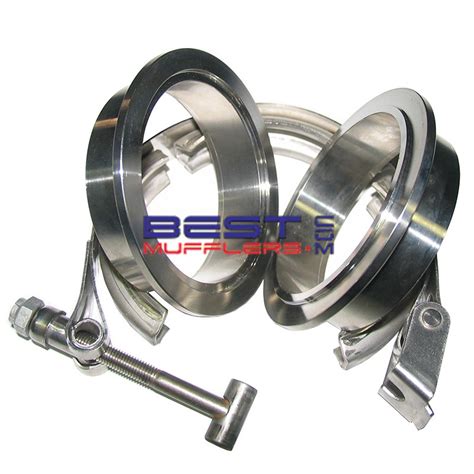 V Band Flange Kit With Quick Release Heavy Duty Clamp102mm 4 00 All