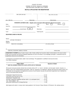 Fillable Online Motor Vehicle Registration Renewals Hawaii Gov Fax