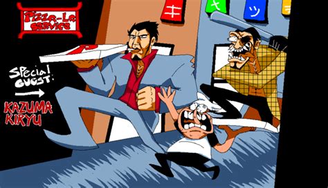 Pizza La Service Special Guest Kazuma Kiryu Pizza Tower Special