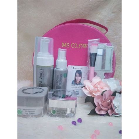Jual Ms Glow Paket Whitening Series Shopee Indonesia