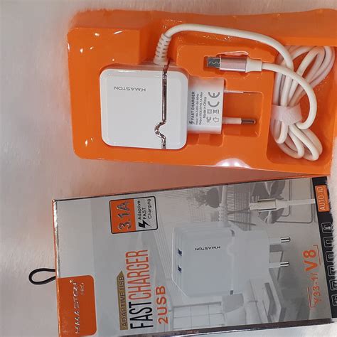 CARREGADOR H MASTON PRO 2USB 3 1A IOS V8 Shopee Brasil