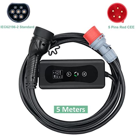 Veco Chajor CEE Ladekabel 11 KW 16 A 5 M E Mobileo