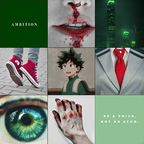 Izuku Midoriya Deku Aesthetic South Park Anime Boku No Hero Academia
