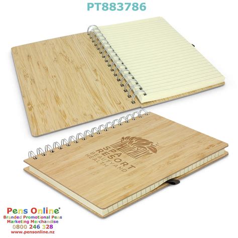 Bamboo Notebook Eco Friendly A Notebook Branded With Your Logo