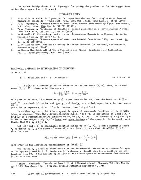 pdf functorial approach to interpolation of operators of weak type