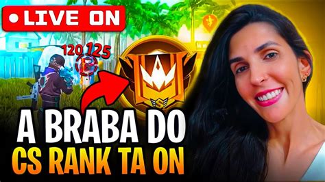 FREE FIRE AO VIVO NOVA TEMPORADA MESTRE PEGANDO ELITE VCS