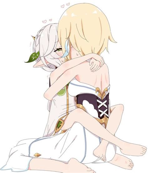 Lumine And Nahida Genshin Impact Drawn By Azbchan1221 Danbooru