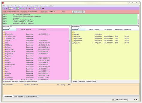 how to use filezilla tutorial for the ftp client program ionos