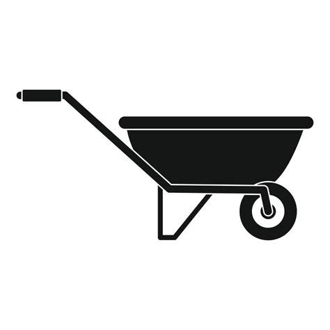 Icono De Carretilla De Una Rueda Estilo Simple 14487036 Vector En Vecteezy