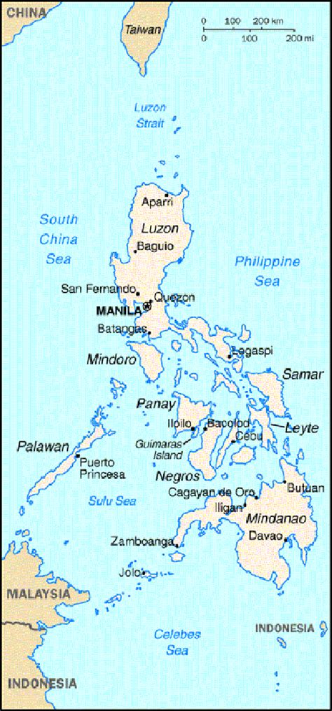 PHILIPPINE LANDMARKS The Philippine Map