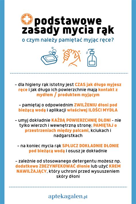 Właściwa dezynfekcja i instrukcja mycia rąk prawidłowa higiena dłoni