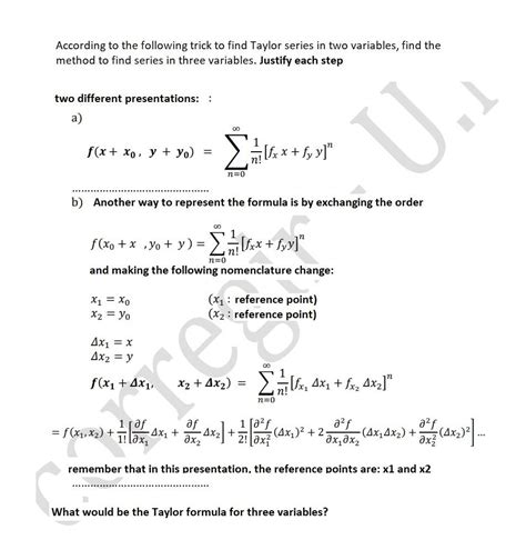 solved according to the following trick to find taylor