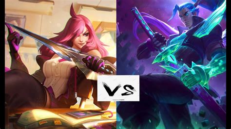 Katarina Vs Yasuo Gameplay Completo Youtube