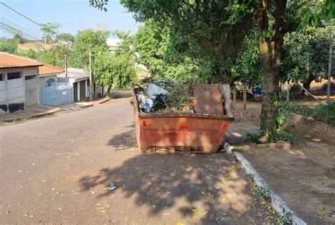 Confira os locais das caÃambas para descarte de inservÃveis em