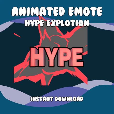 Hype Explosion Twitch Emote Animated Twitch Emote Animated Twitch