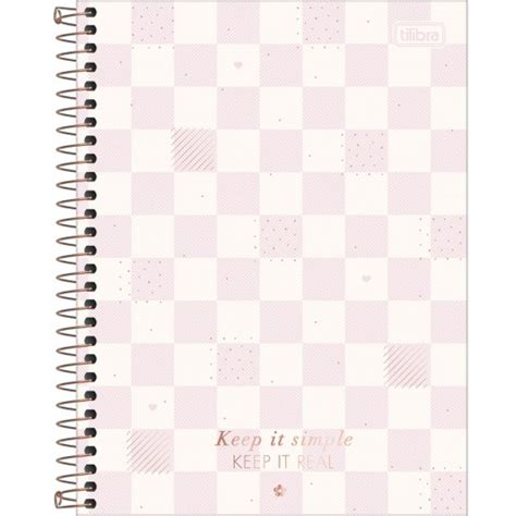 Caderno Espiral Capa Dura Colegial 1 Matéria Soho 80 Folhas