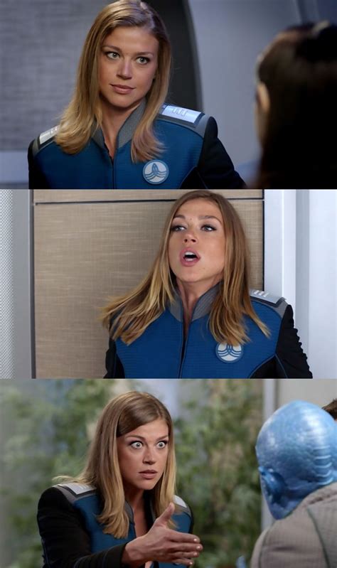 Two Pictures Of The Same Woman With Different Facial Expressions One