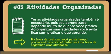 Infogr Fico Dicas De Como Se Organizar Para Estudar Projeto