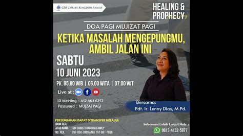 DOA PAGI 10 JUNI 2023 KETIKA MASALAH MENGEPUNGMU AMBIL JALAN INI