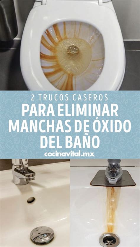 2 trucos caseros para eliminar manchas de óxido del baño Limpiar